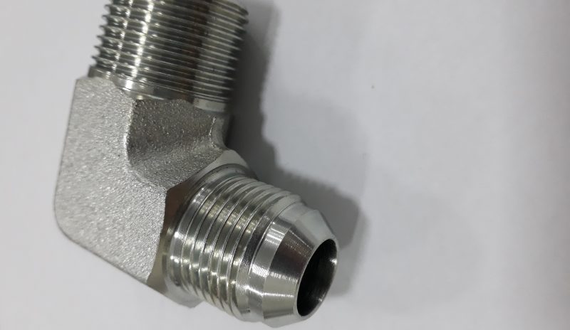 Adaptador 90 Macho NPT x Macho JIC | Mansul